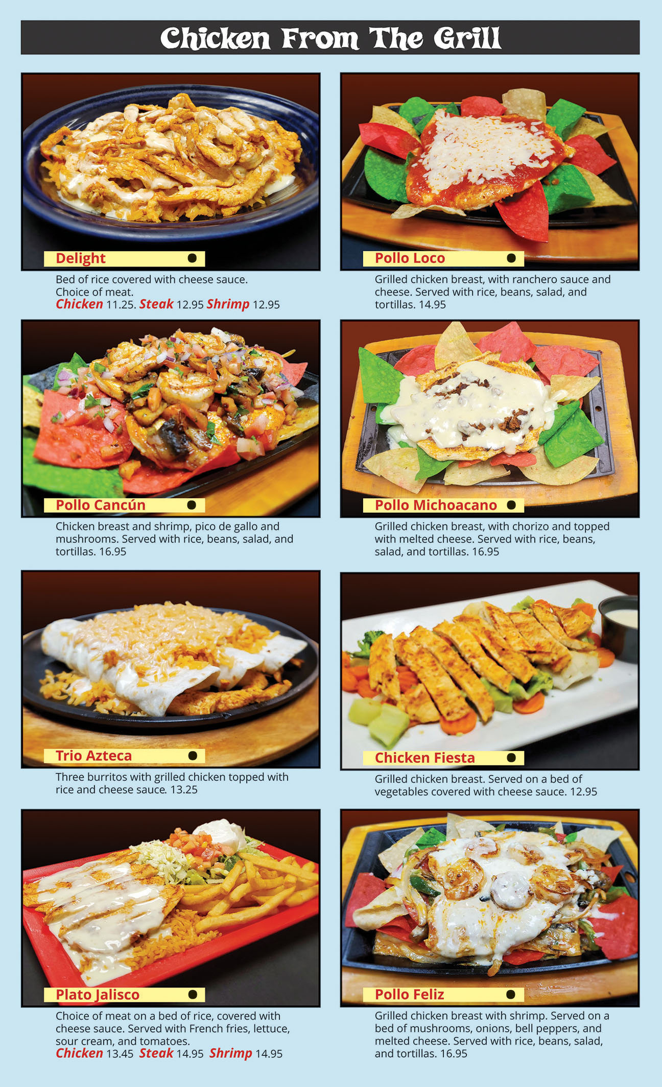 Menu El Paso Mx Cocina 230 N Main St Columbia Il 62236 618 719